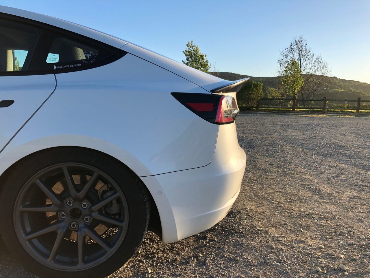 Carbon Fiber Rear Spoiler For Tesla Model 3 - Maier Electric Vehicles