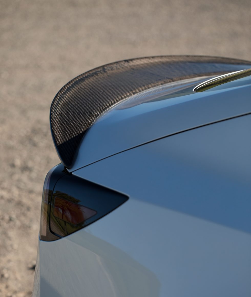 Carbon Fiber Rear Spoiler For Tesla Model 3 - Maier Electric Vehicles